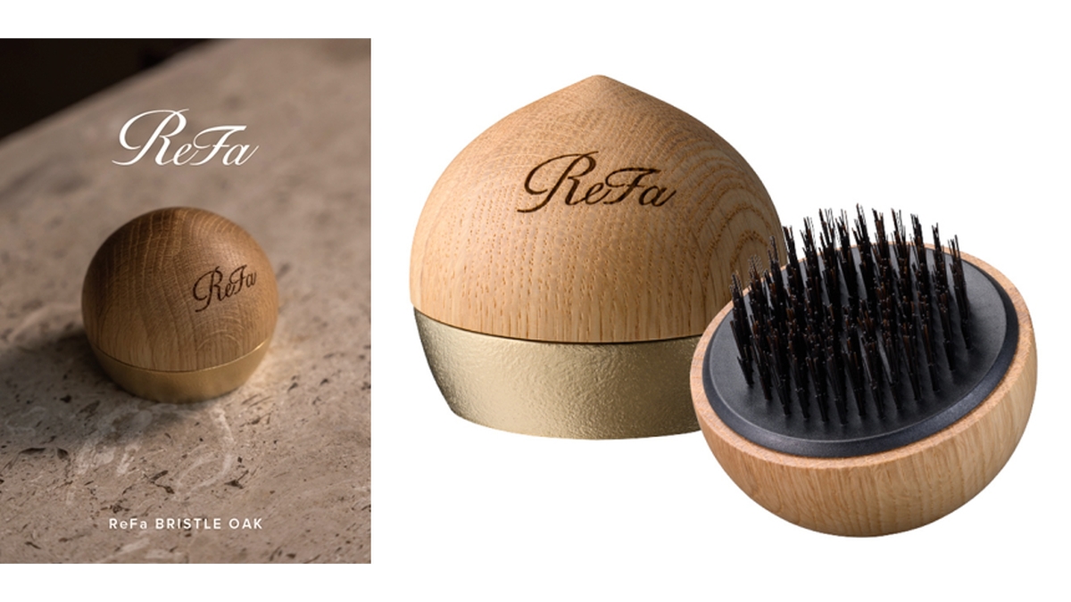 「カリモク家具×能作×ReFa」3社コラボによる斬新なヘアブラシ「ReFa BRISTLE OAK」 - HEROES ONLINE